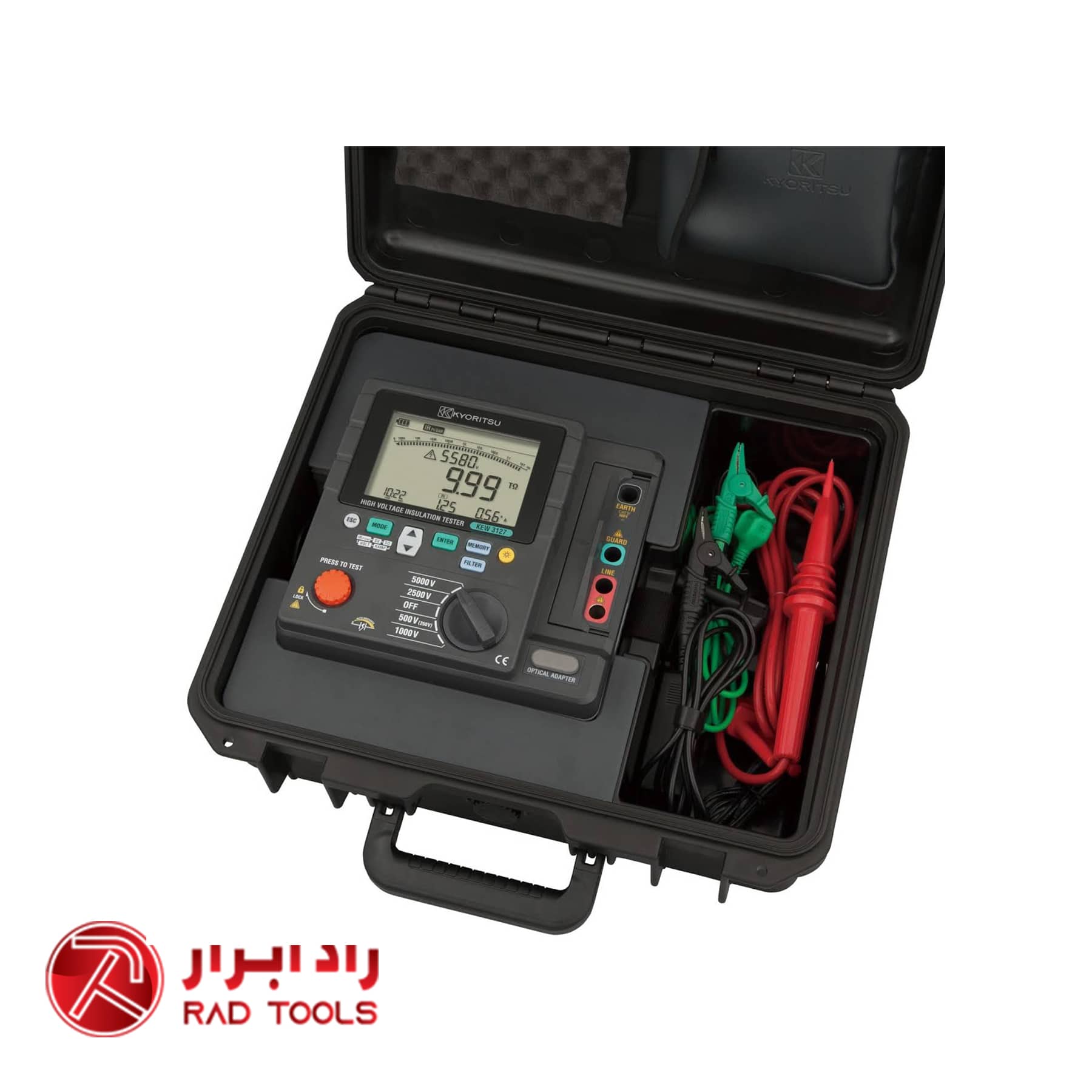 میگر 5 کیلو ولت دیجیتال کیوریتسو KYORITSU KEW 3127 | قیمت